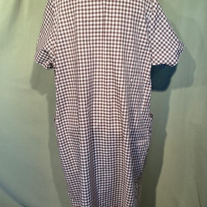Sweet Original Vintage 60s Dee Dee Brown & White Gingham Print - Etsy