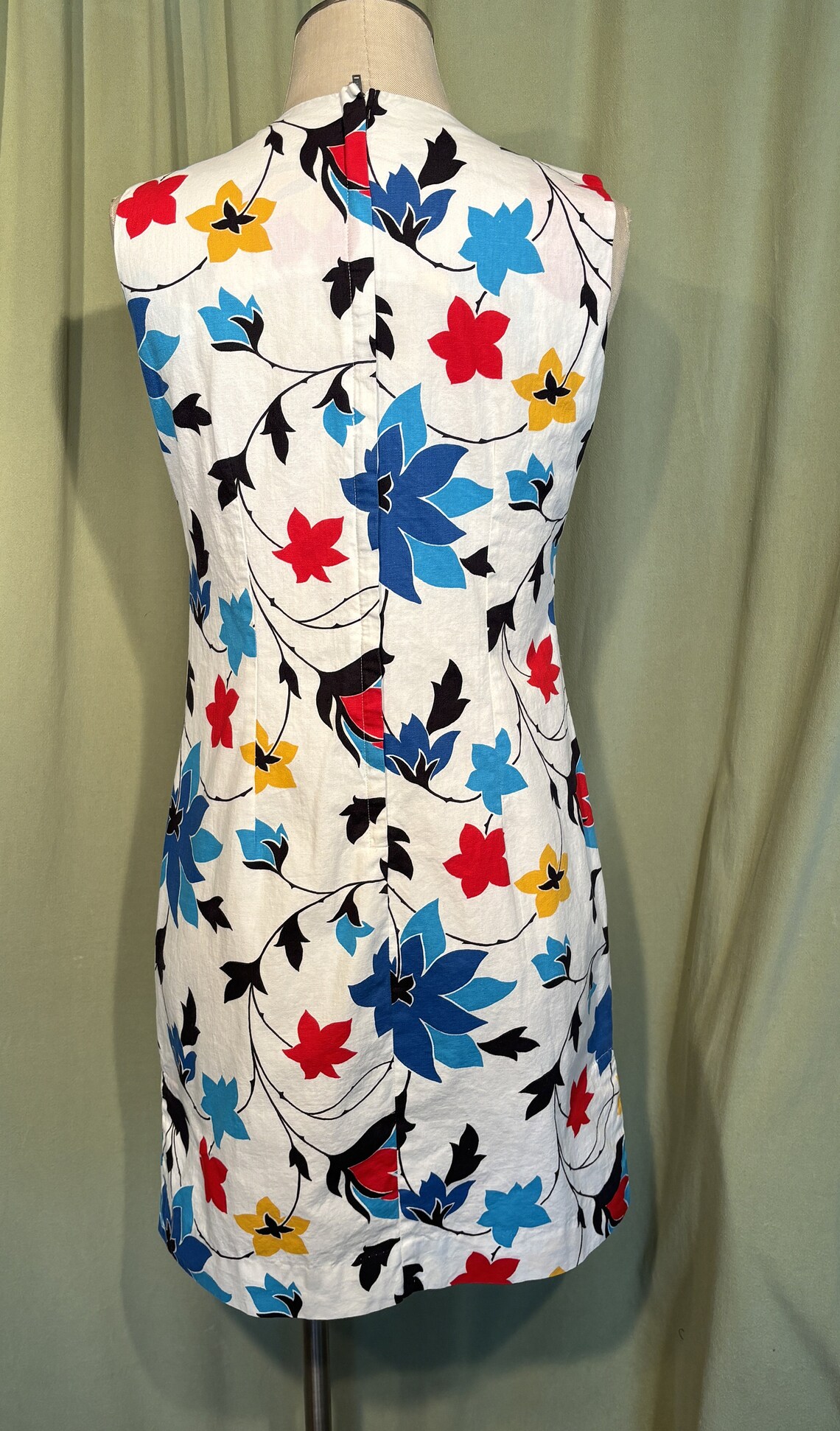 Lovely Original Vintage 60s Miss Florence Flower Power Floral Print ...