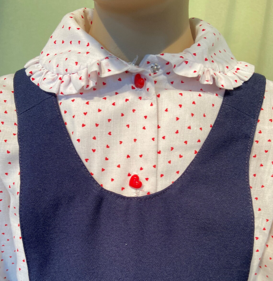 Sweet Original Vintage 60s 70s Little Girl's Pinafore - Etsy