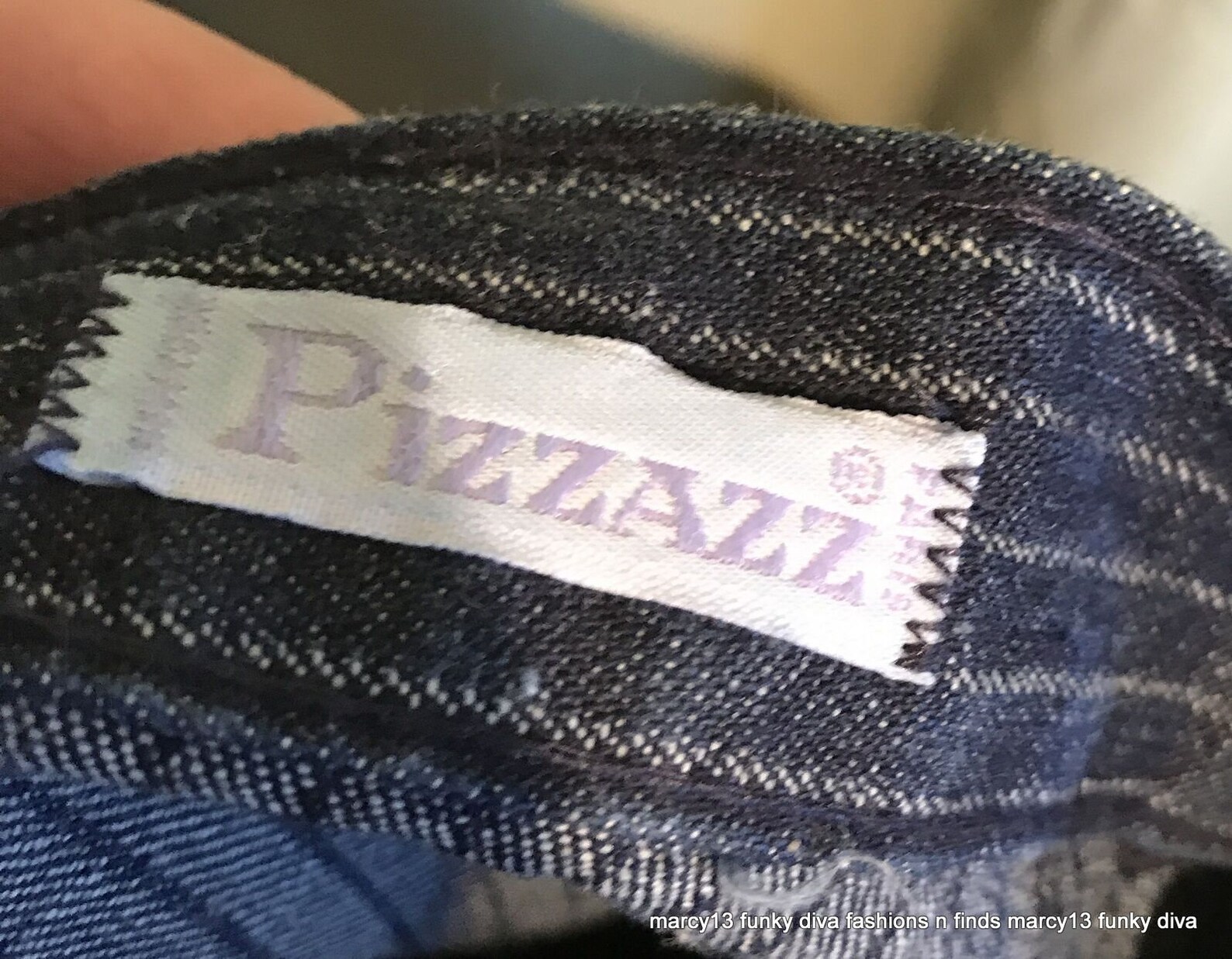 Fun Original Vintage 80s Pizzazz High Waist Tapered Leg Blue - Etsy