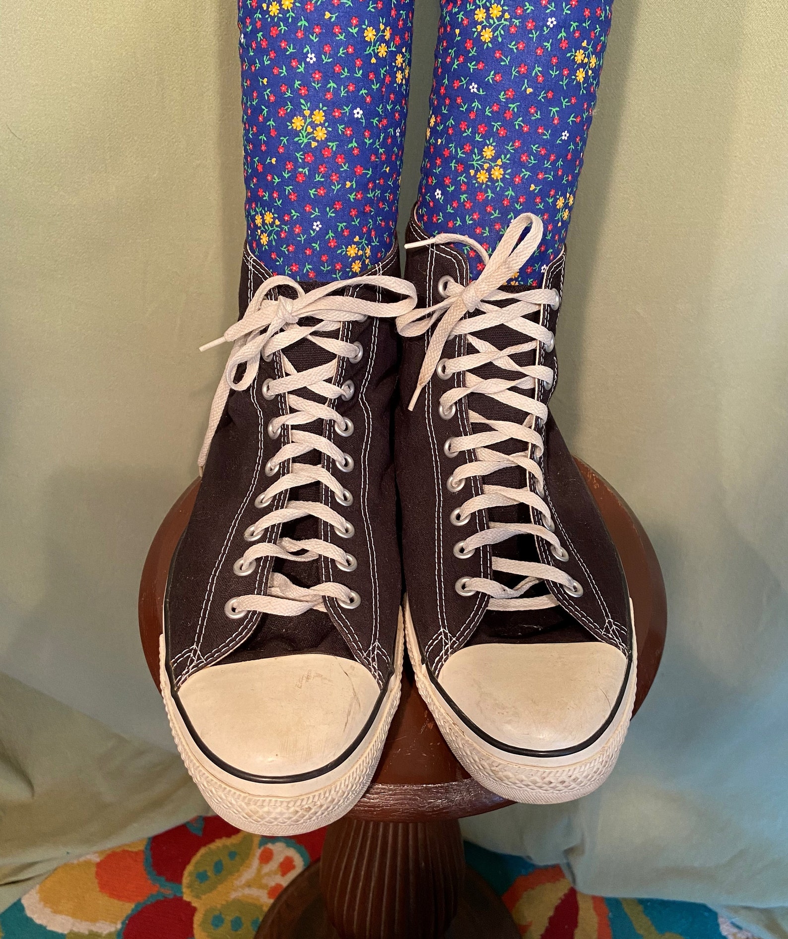 Cool Original Vintage Converse All Stars Chuck Taylor Black | Etsy