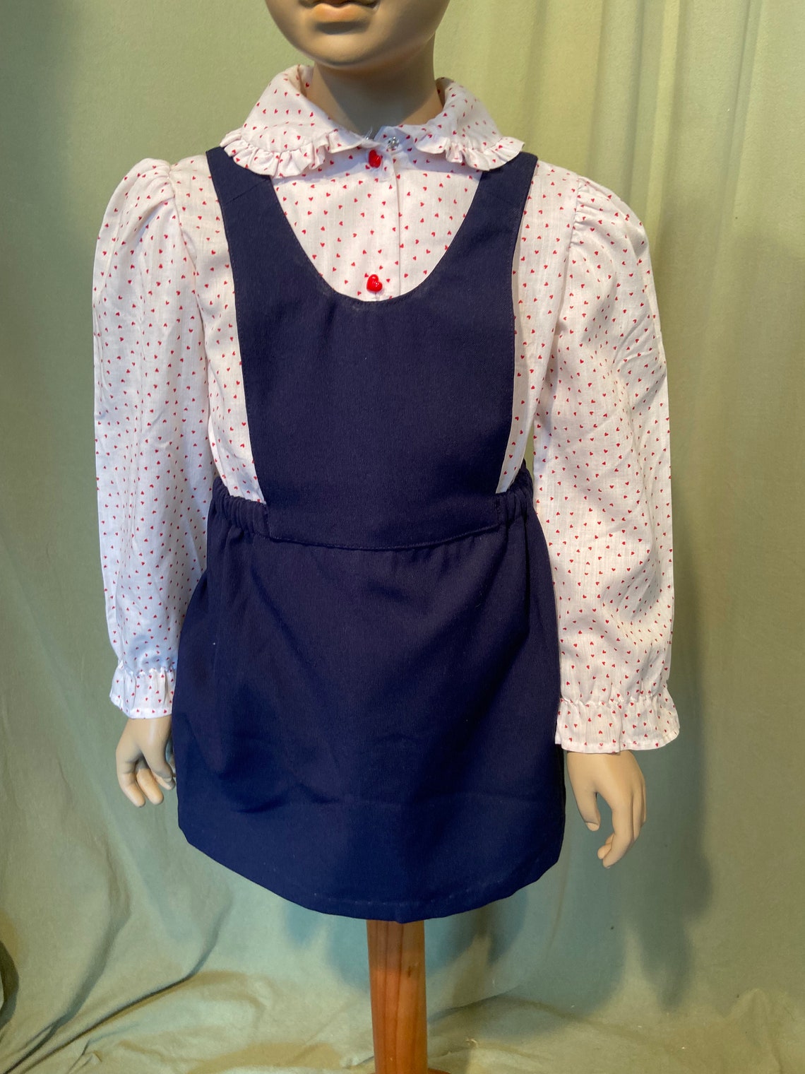 Sweet Original Vintage 60s 70s Little Girl's Pinafore - Etsy