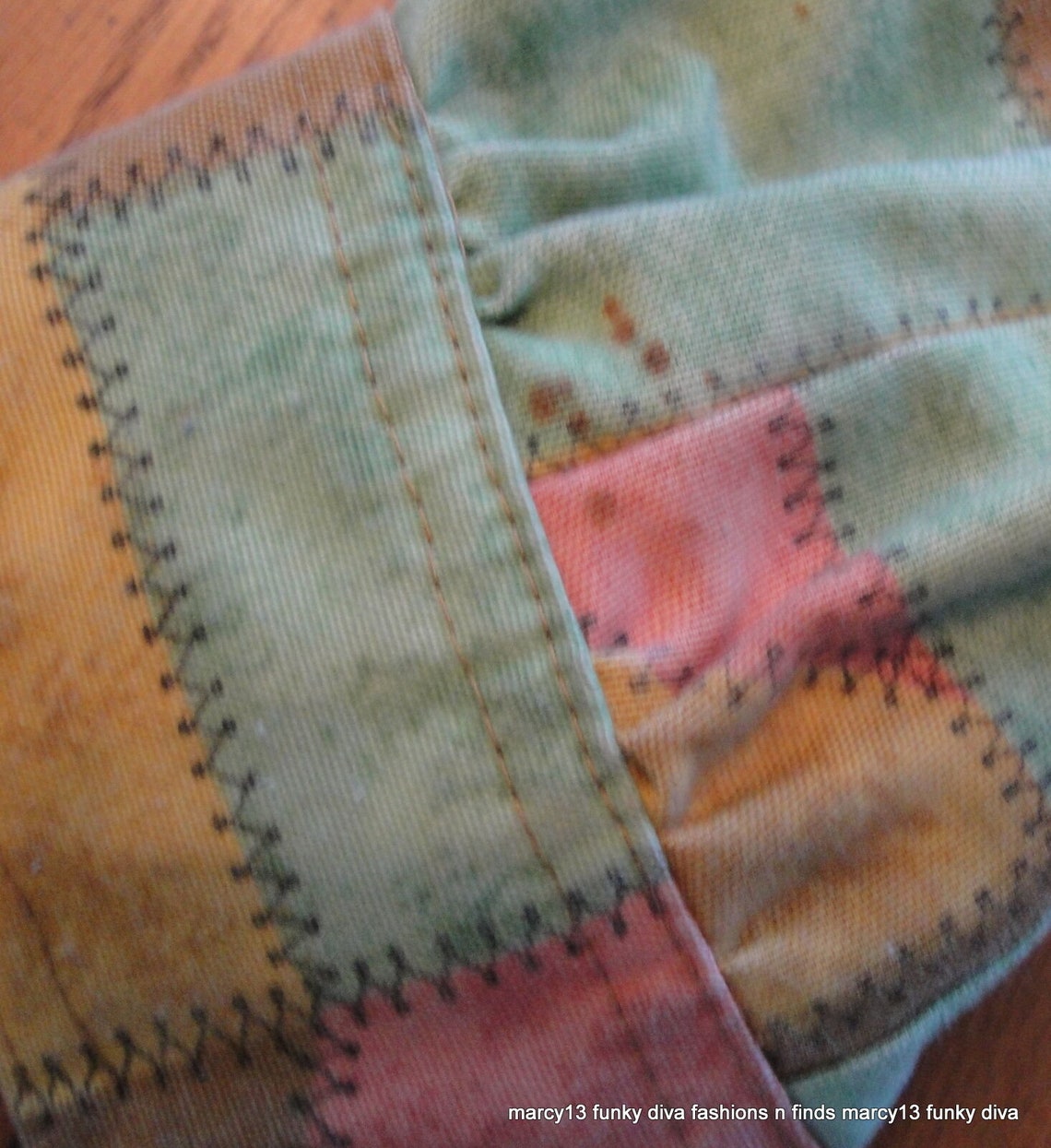 Fun Original Vintage 70s Patchwork Print Cotton Safari Jacket | Etsy