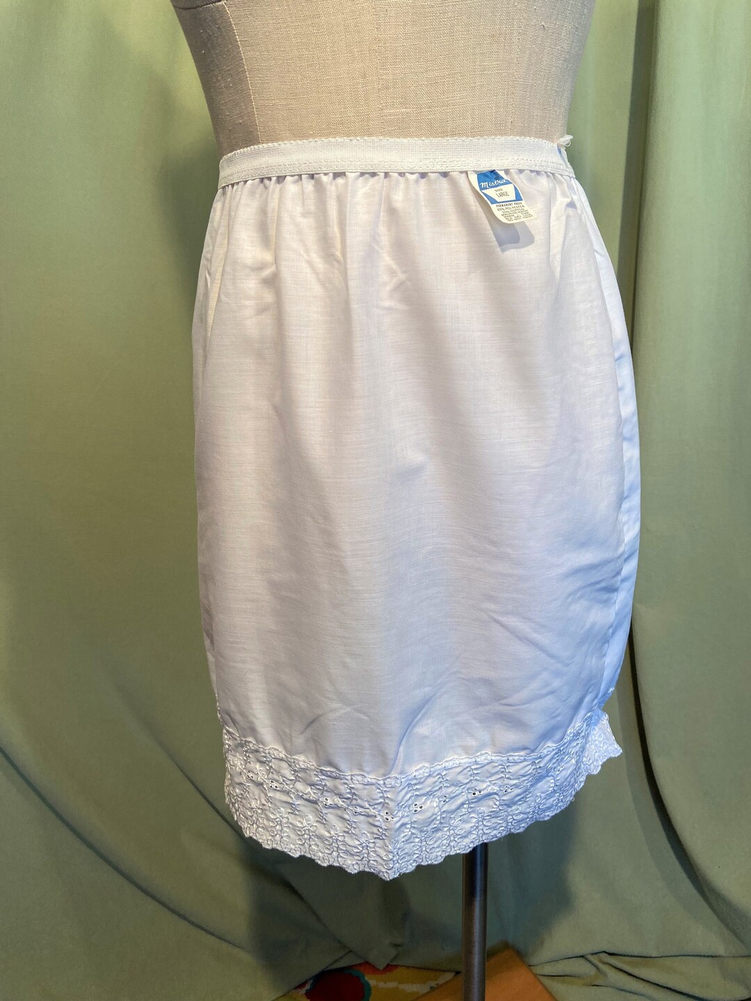 Lovely Original Vintage Mid Century Deadstock Mistra Cotton Blend Half ...