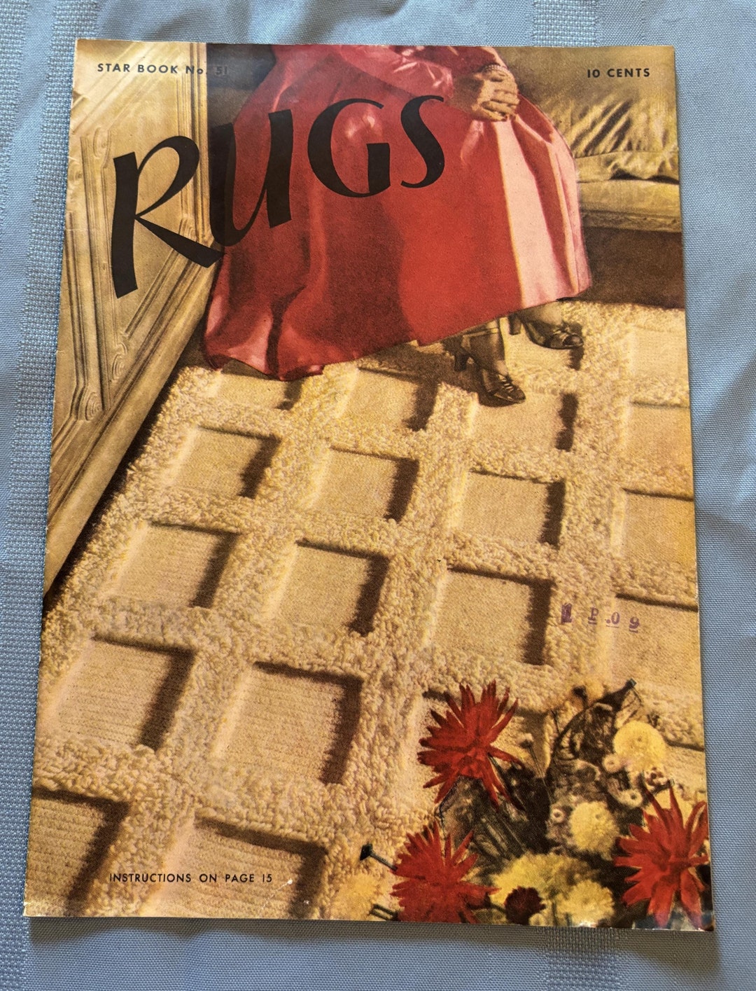 Original Vintage Rug Making Pattern Booklet Star Book No 51 Rugs ...