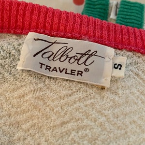 Cute Original Vintage 70s Talbott Travler Sleeveless White Poly Zig Zag ...