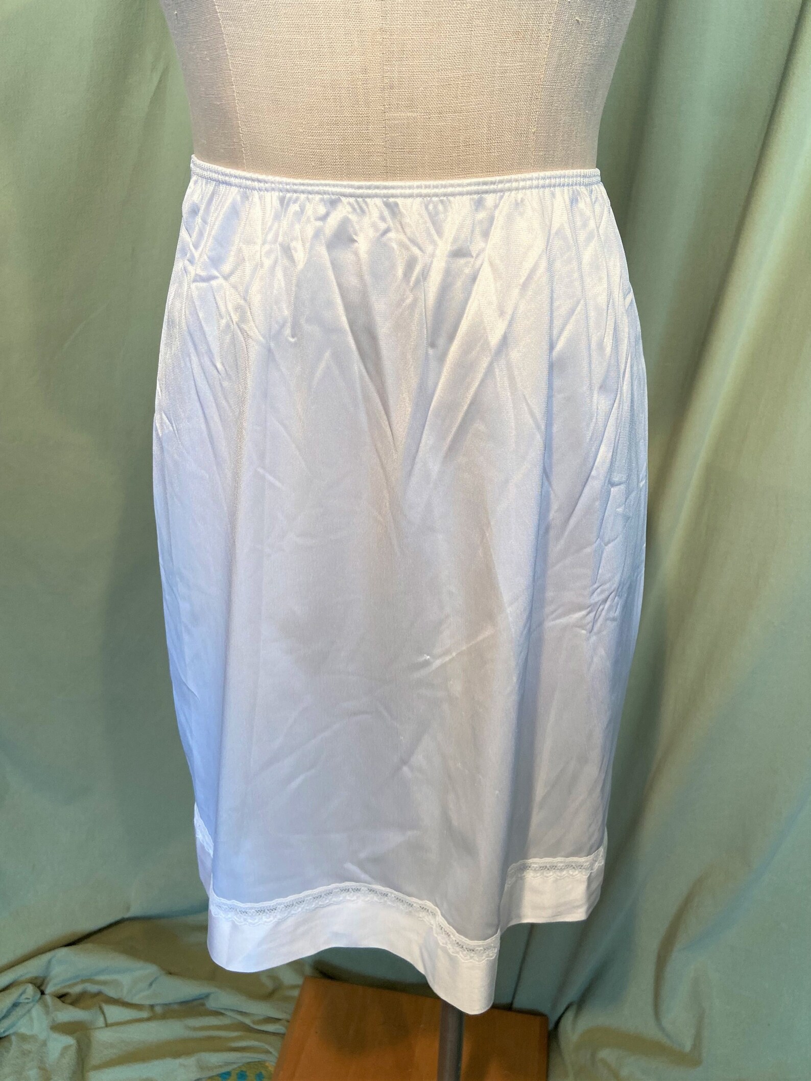 Lovely Original Vintage Mid Century Sears White Nylon Half - Etsy