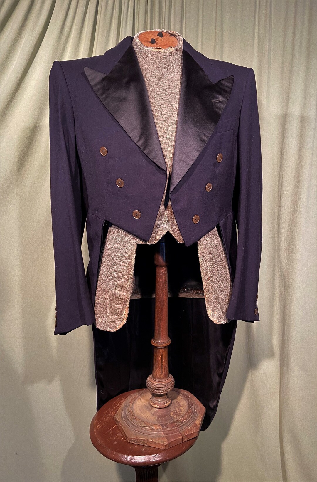 Handsome Original Vintage Men's After Six Tuxedo Coat Jacket W Tails ...