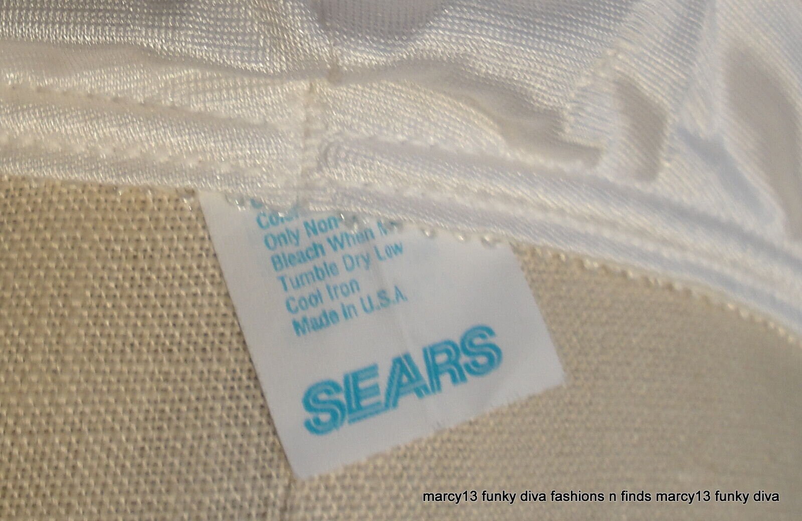 Lovely Original Vintage 70s 80s Sears White Nylon Half Slip W - Etsy