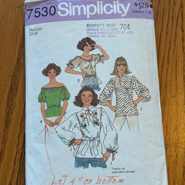 Peasant Top Pattern - Etsy