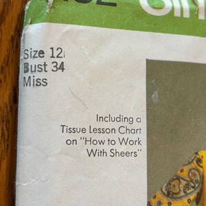 Original Vintage 1970 Simplicity Dress, Vest, Bolero, Mini Dress ...