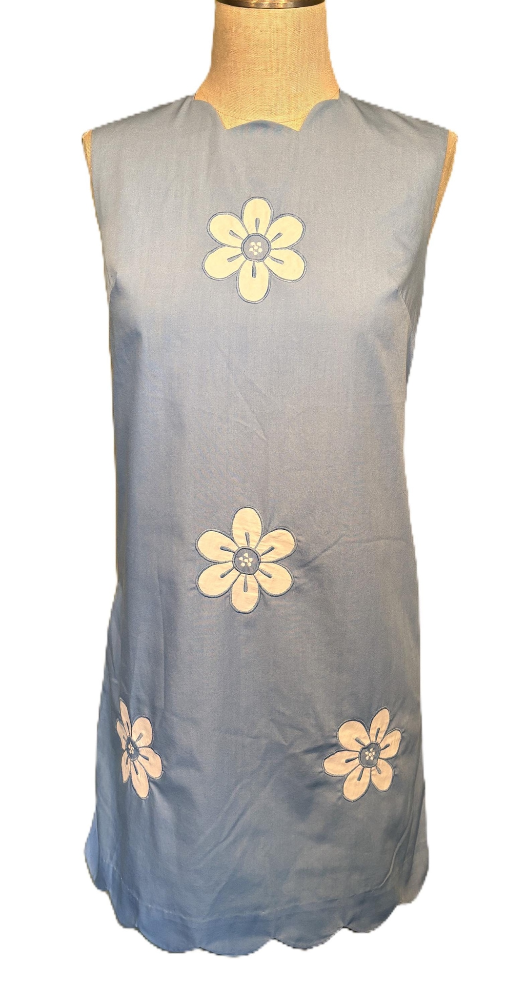 Sweet Original Vintage 70s Lady Madeira Cotton Blend Sleeveless ...