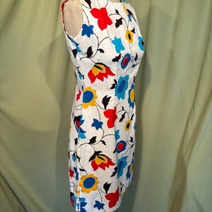 Lovely Original Vintage 60s Miss Florence Flower Power Floral Print ...