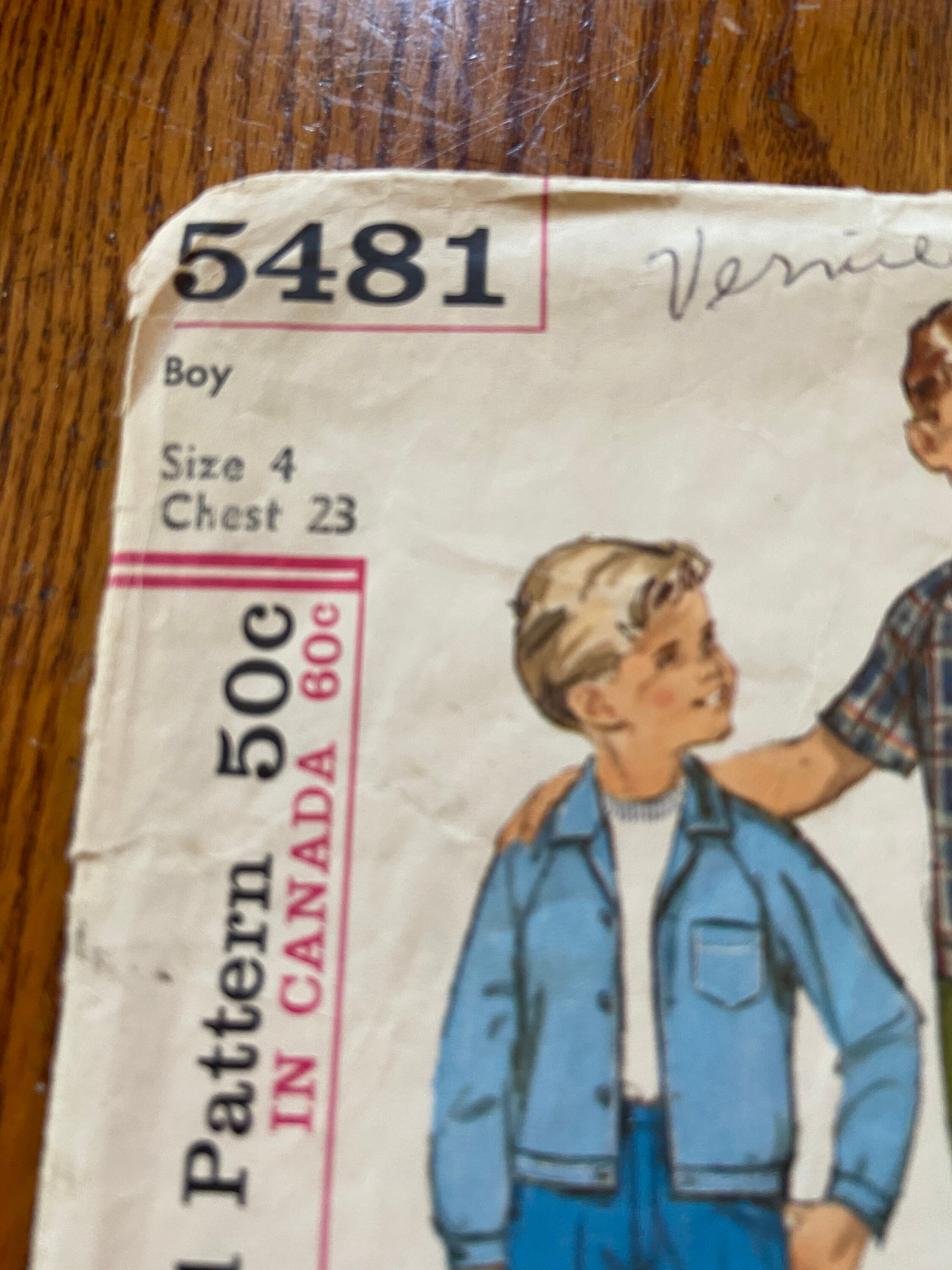 Original Vintage 1964 Simplicity Boy's Shirt Jacket Pants - Etsy