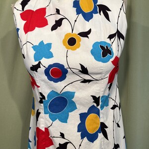 Lovely Original Vintage 60s Miss Florence Flower Power Floral Print ...