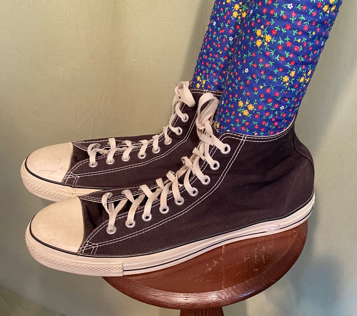 Cool Original Vintage Converse All Stars Chuck Taylor Black - Etsy