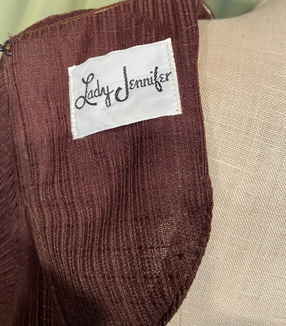 Classic Original Vintage 70s Lady Jennifer 2 Pc Brown… - Gem