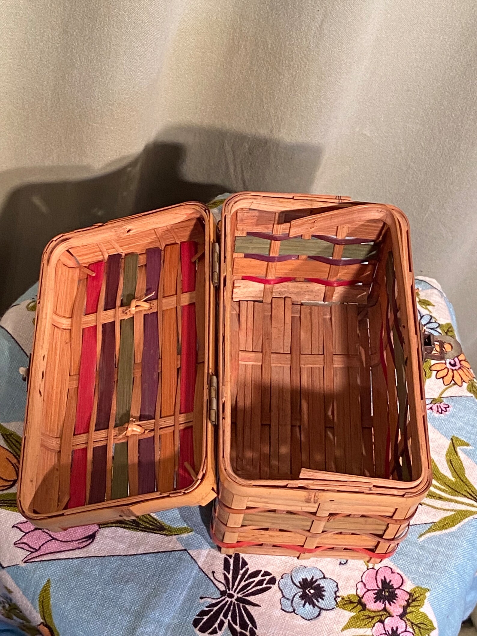 Sweet Original Small Vintage 40s Basket Handbag Purse Marked Japan ...