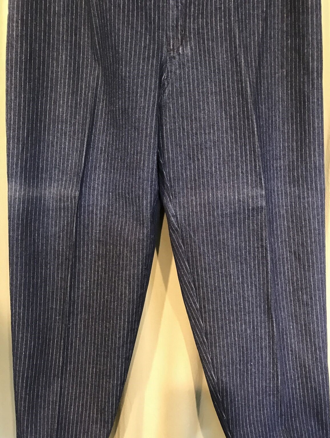 Fun Original Vintage 80s Pizzazz High Waist Tapered Leg Blue - Etsy