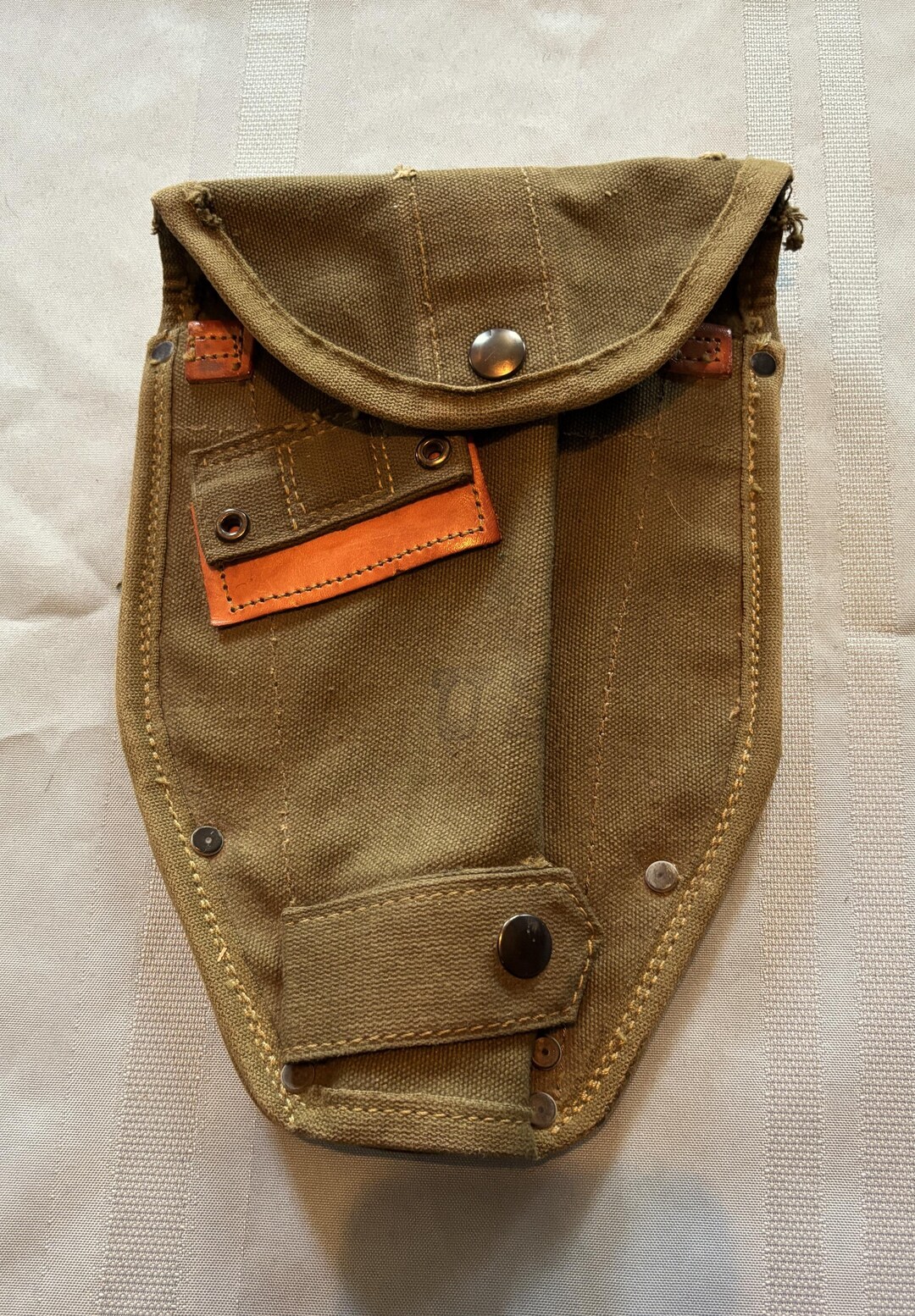 Vintage 50s US Army Vietnam Era Field Carrier Intrenching Olive Green ...