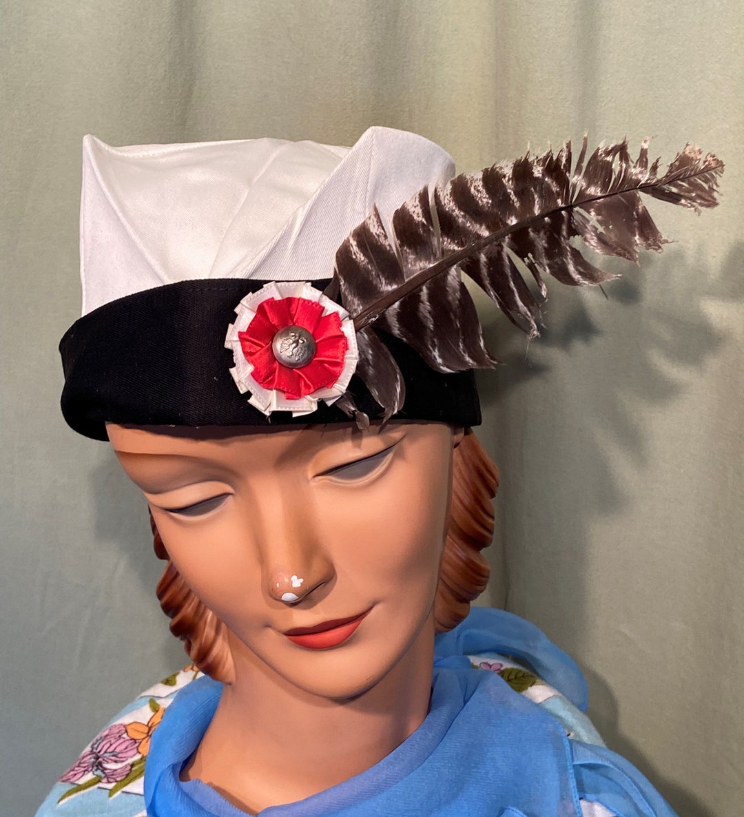 Nice Original Vintage Mid Century Hat Fraternal Order? Uniform? Nurse ...