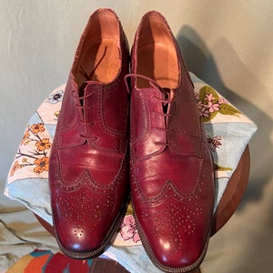 Well Loved Original Vintage Mid Century Oxblood Red Wing Tip - Etsy