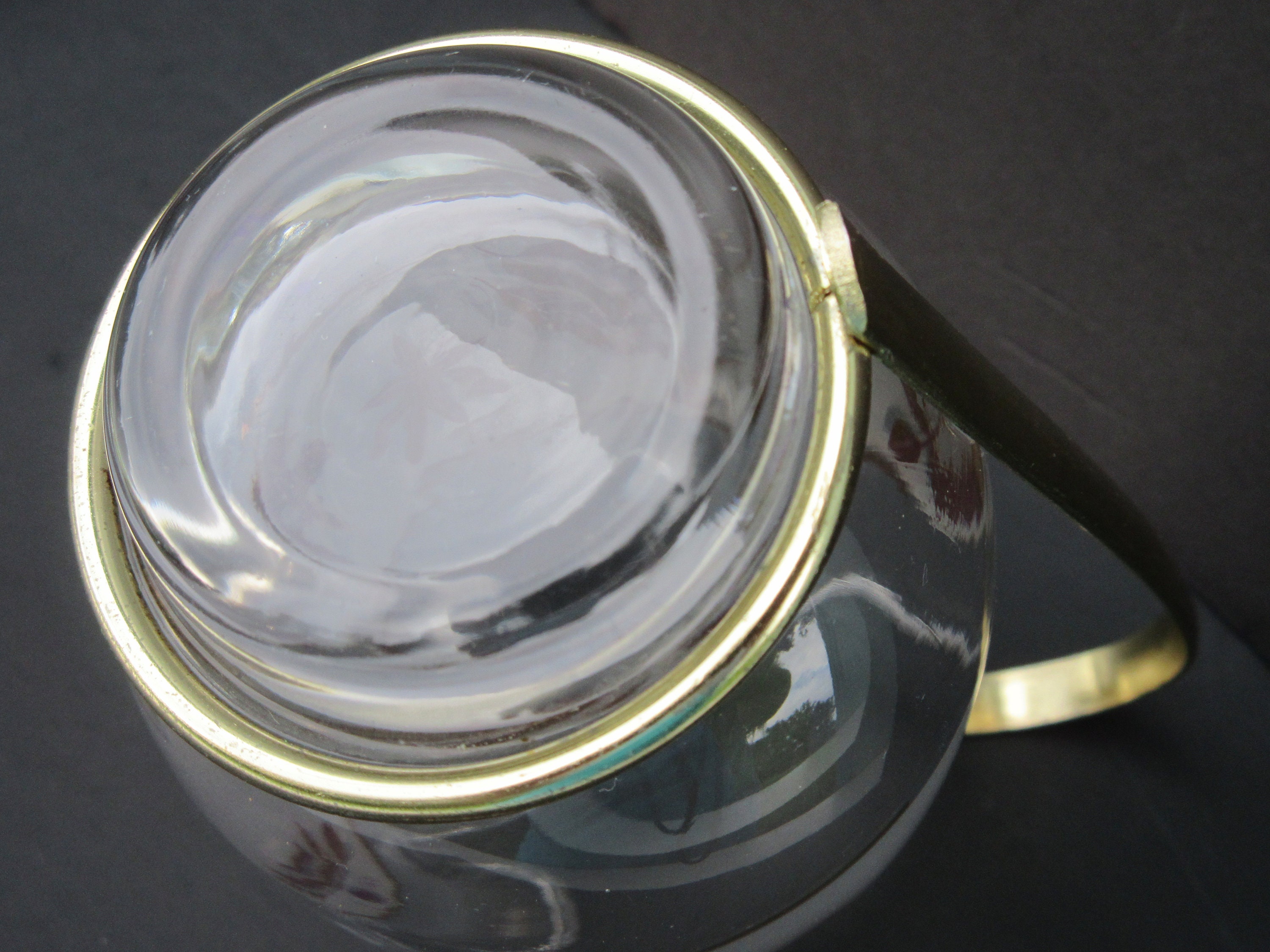 Libbey Small Pitcher Gold Vintage Clear Glass Milk Juice | Etsy