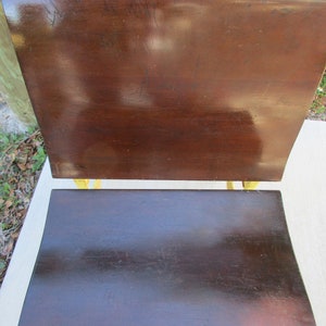Antique Old School Desk Bench Seat Wood Seat & Desk Top on Sturdy Metal ...