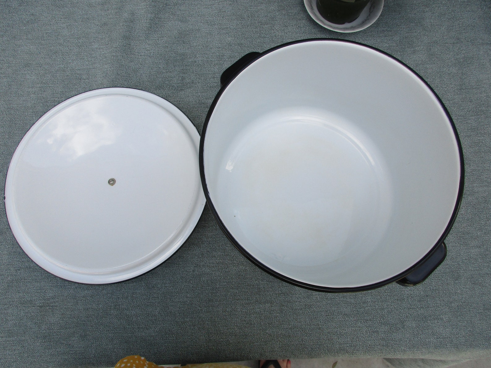 Antique Vintage Large Enamel Pot Stock Extra Large Dutch Oven - Etsy