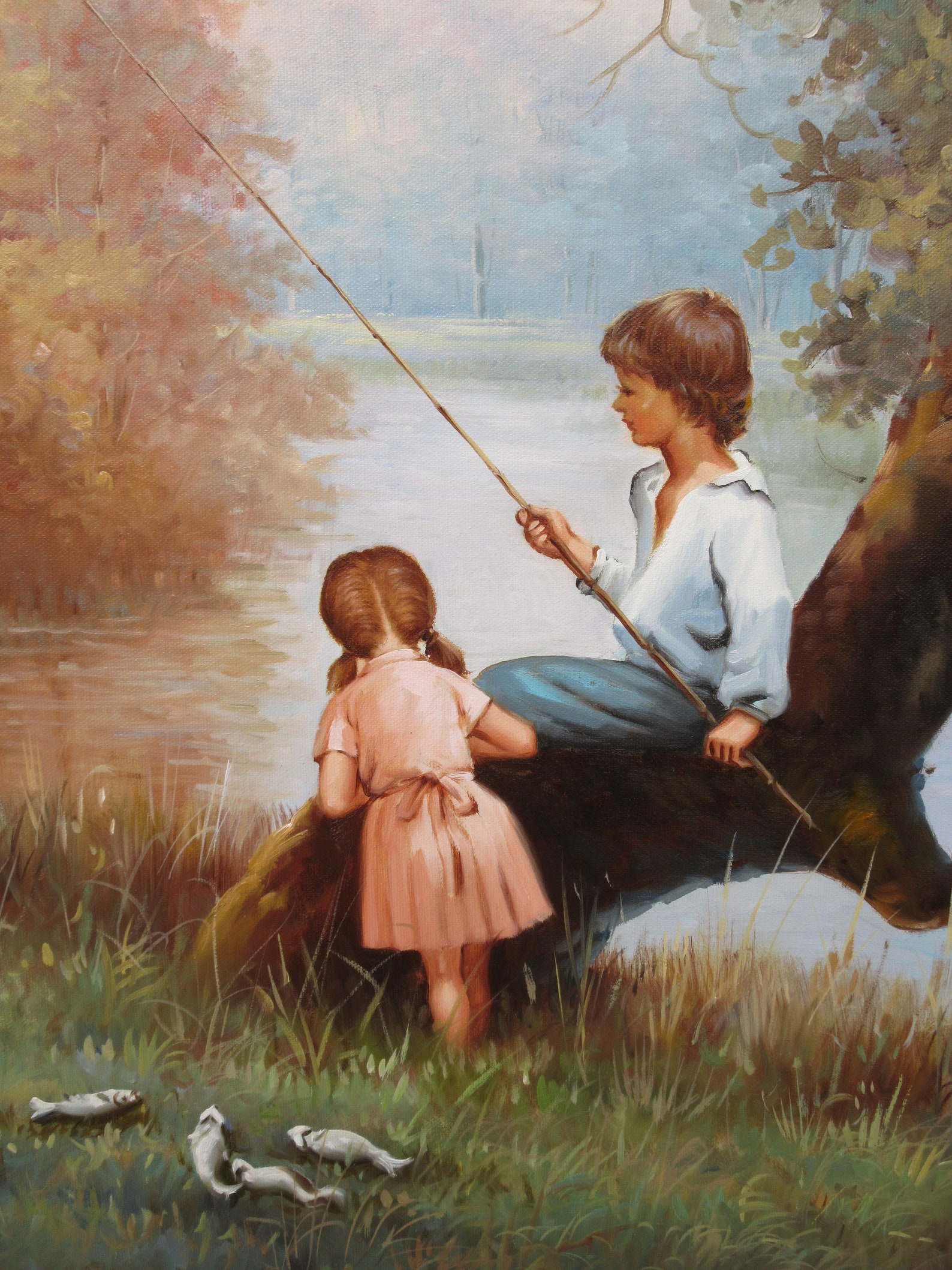Large Original Oil Painting Signed Art by Bill Hopeman Fancy - Etsy