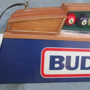 Bud Light Pool Table Light 40 Billiard Table Light Budweiser Anheuser ...