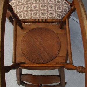 Antique Child's Rocking Chair Wood Children's Rocker Kids Furniture ...