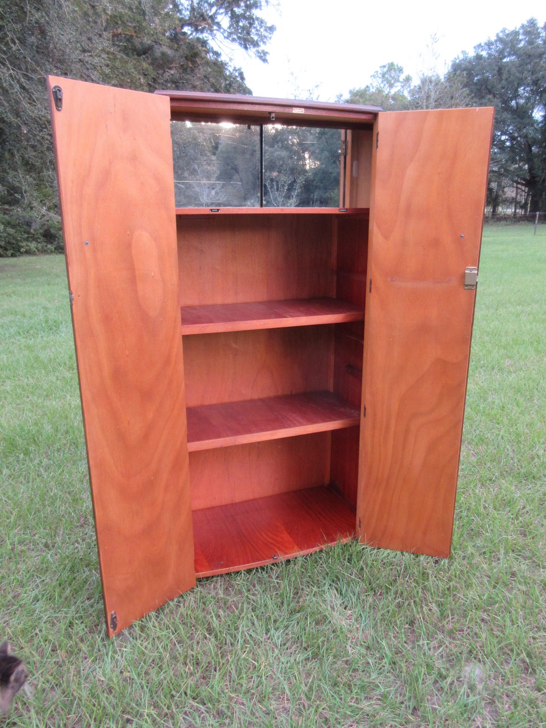Armoire Wardrobe Antique 70 Austinsuite Vintage Double - Etsy