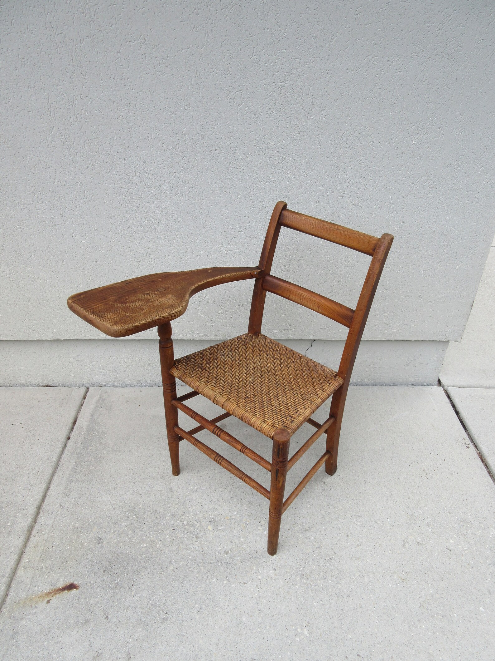 School Desk Rare Vintage Antique Old Wood Ladies Writing Chair | Etsy