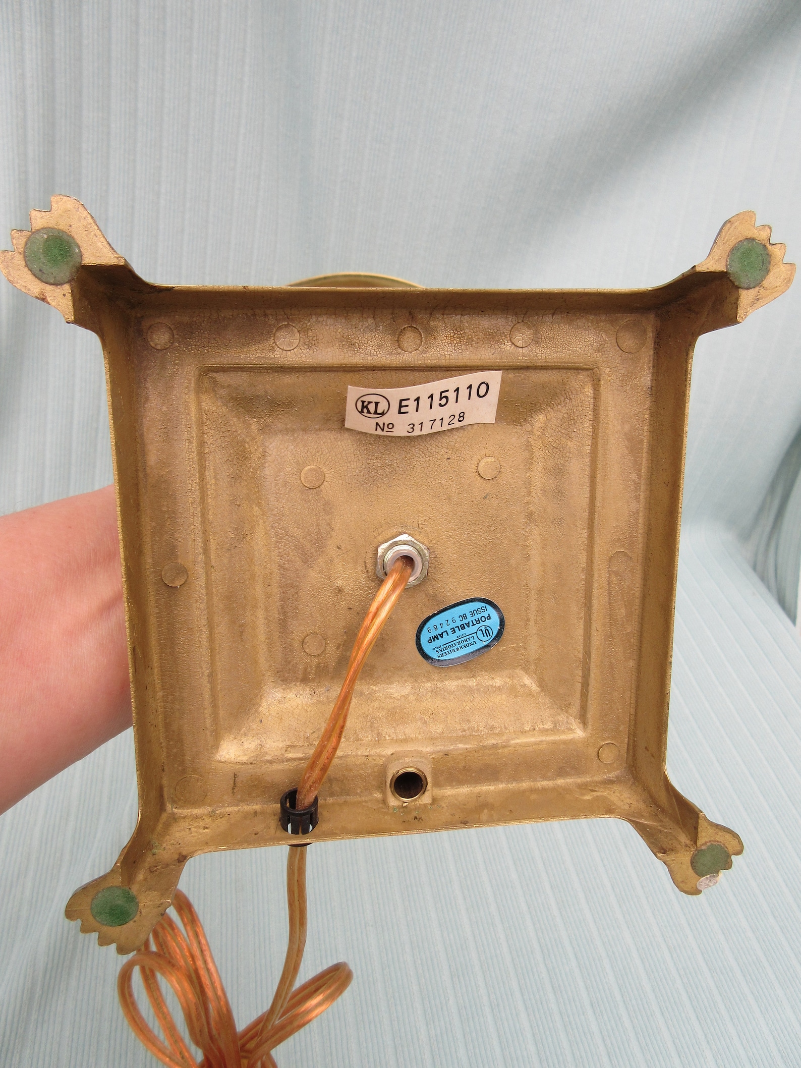 Orient Express Brass Lamp Paris Istanbul Vintage Electric - Etsy