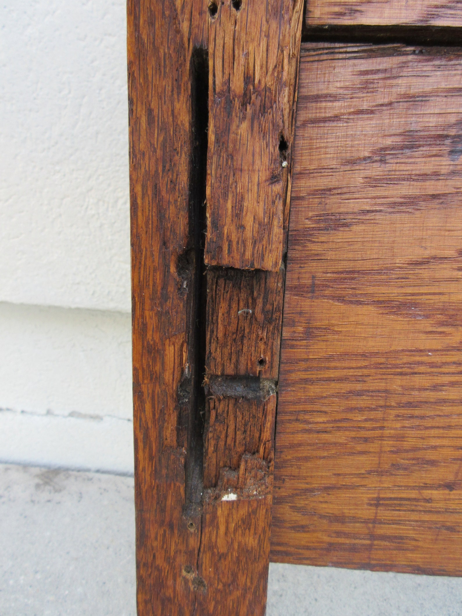 Antique Bed Headboard Footboard Vintage Carved Wood Filigree Swirls 3/4 ...