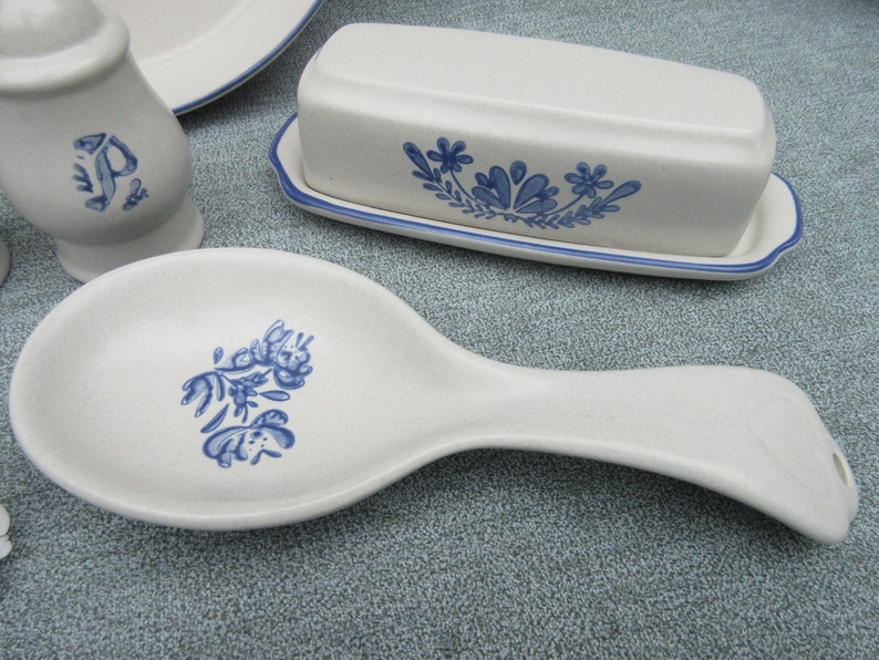 Pfaltzgraff Yorktown Blue Pattern Serving Pieces Stoneware - Etsy