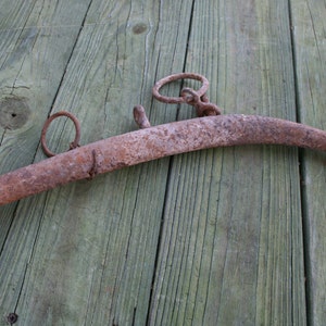Yoke Iron Piece Antique Vintage Metal Mule Ox Cow Yoke Piece Farm Tool ...