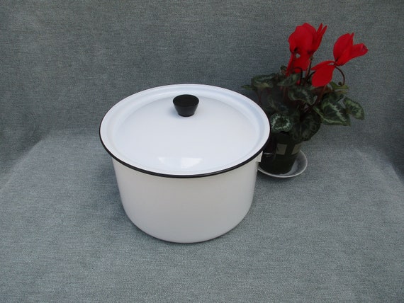 Antique Vintage Large Enamel Pot Stock Extra Large Dutch Oven - Etsy