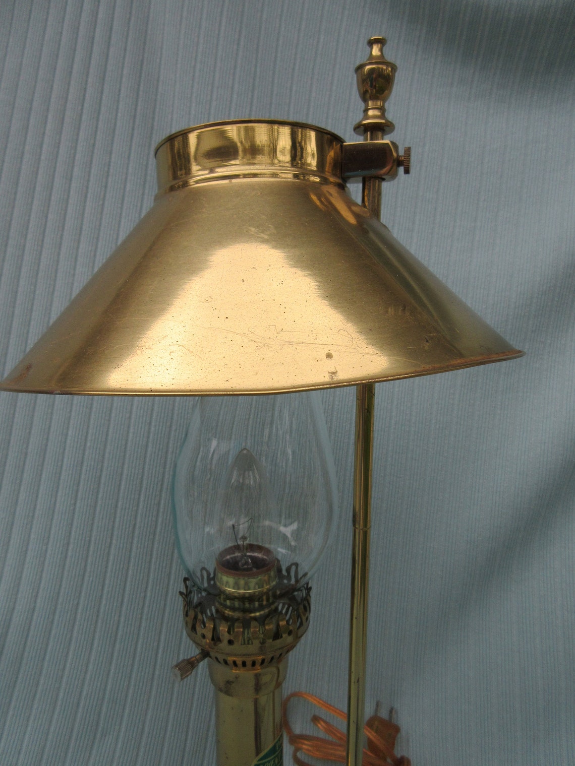 Orient Express Brass Lamp Paris Istanbul Vintage Electric - Etsy