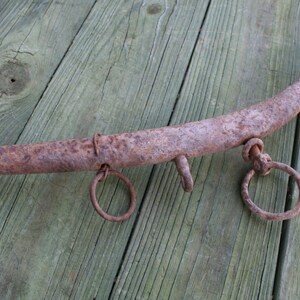 Yoke Iron Piece Antique Vintage Metal Mule Ox Cow Yoke Piece Farm Tool ...