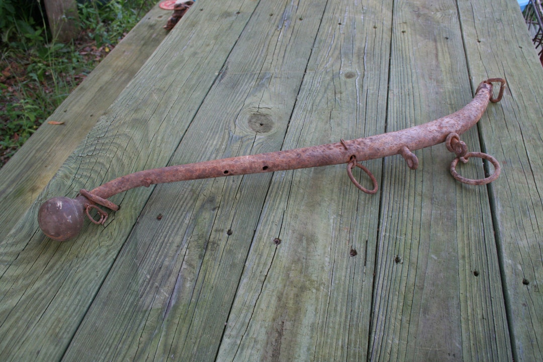 Yoke Iron Piece Antique Vintage Metal Mule Ox Cow Yoke Piece Farm Tool ...