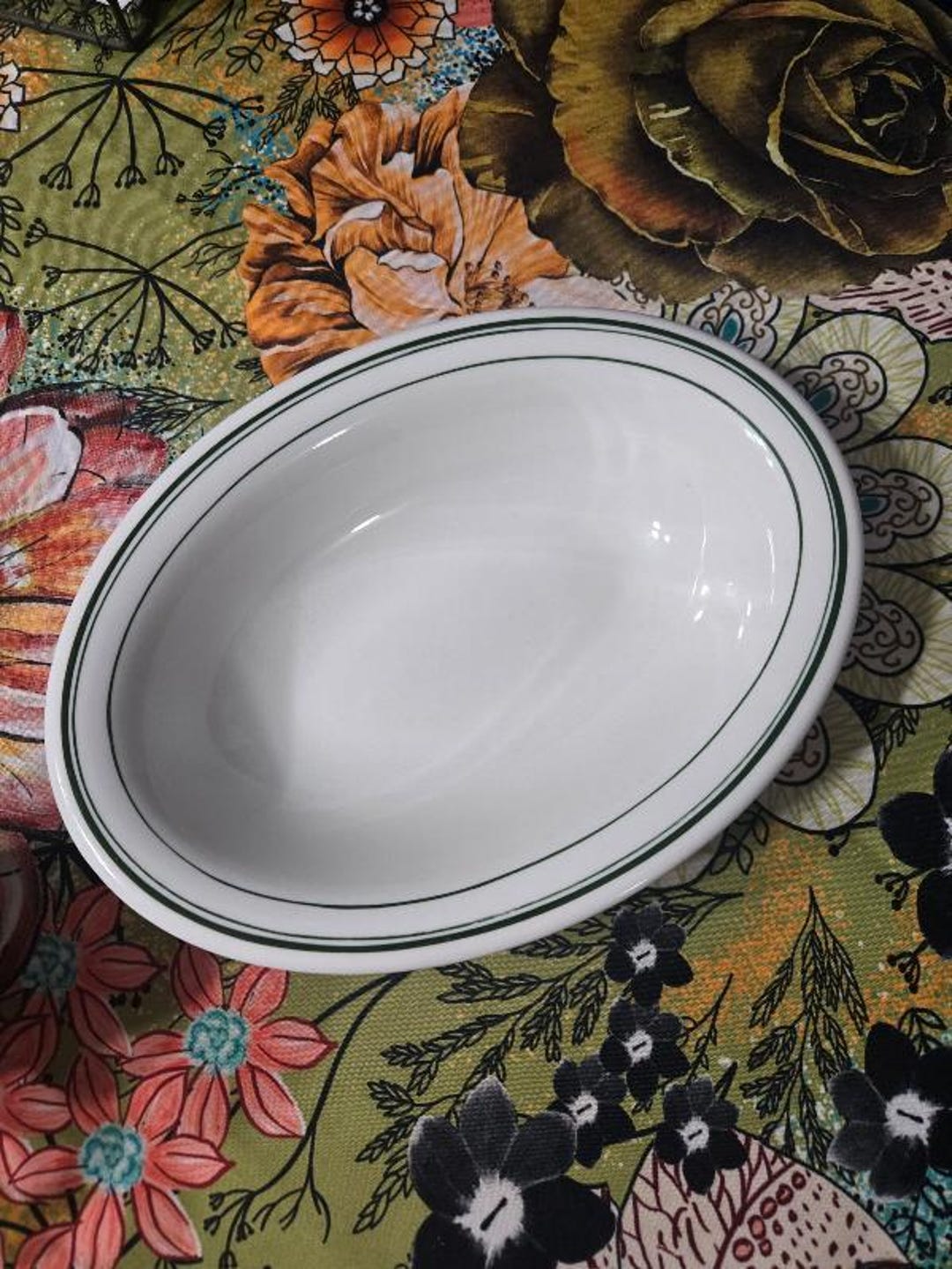 Homer Laughlin Restaurant Oval Bowl - Etsy