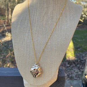 Gold Strawberry Locket Necklace - Etsy