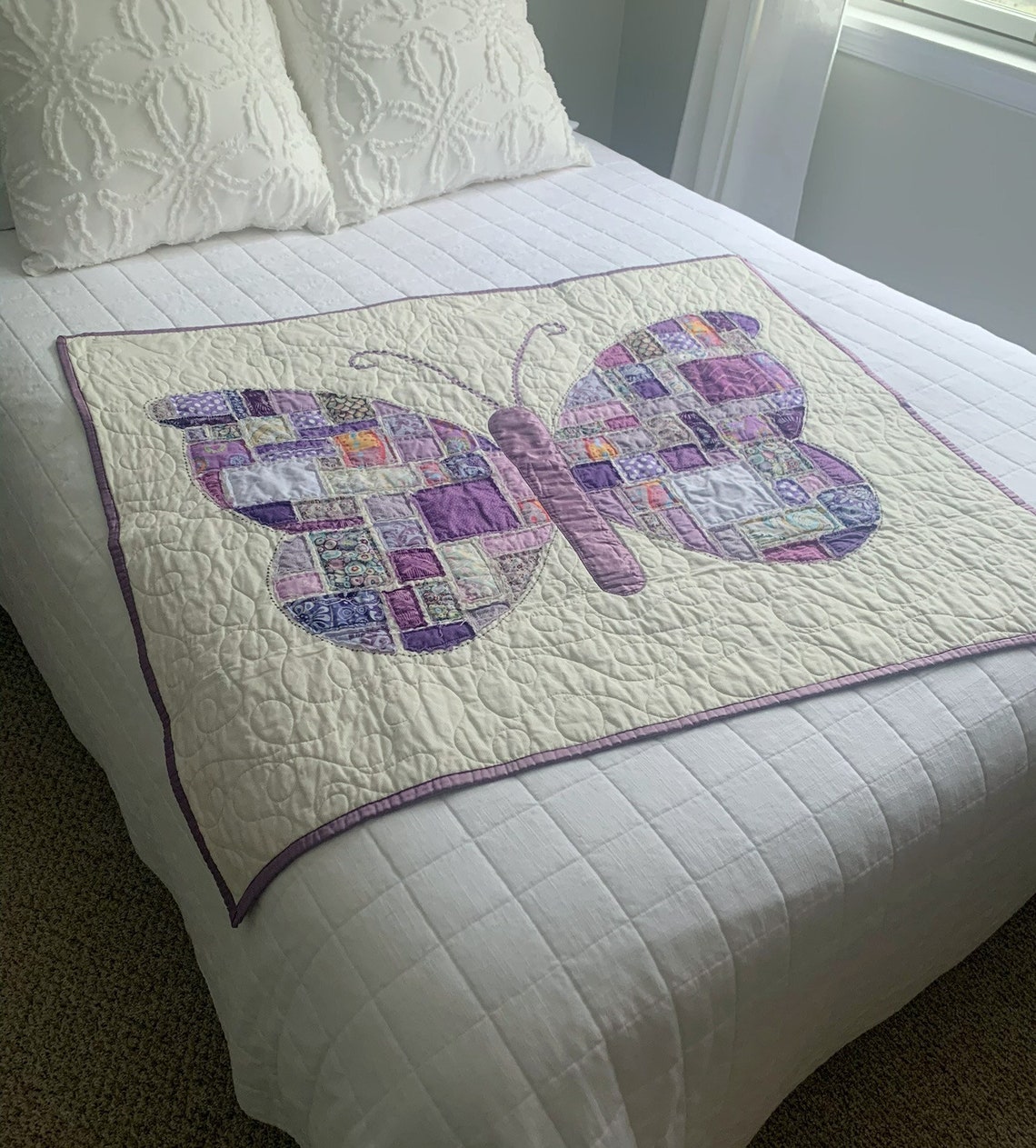 Butterfly Quilt Pattern Raw Edge Applique | Etsy