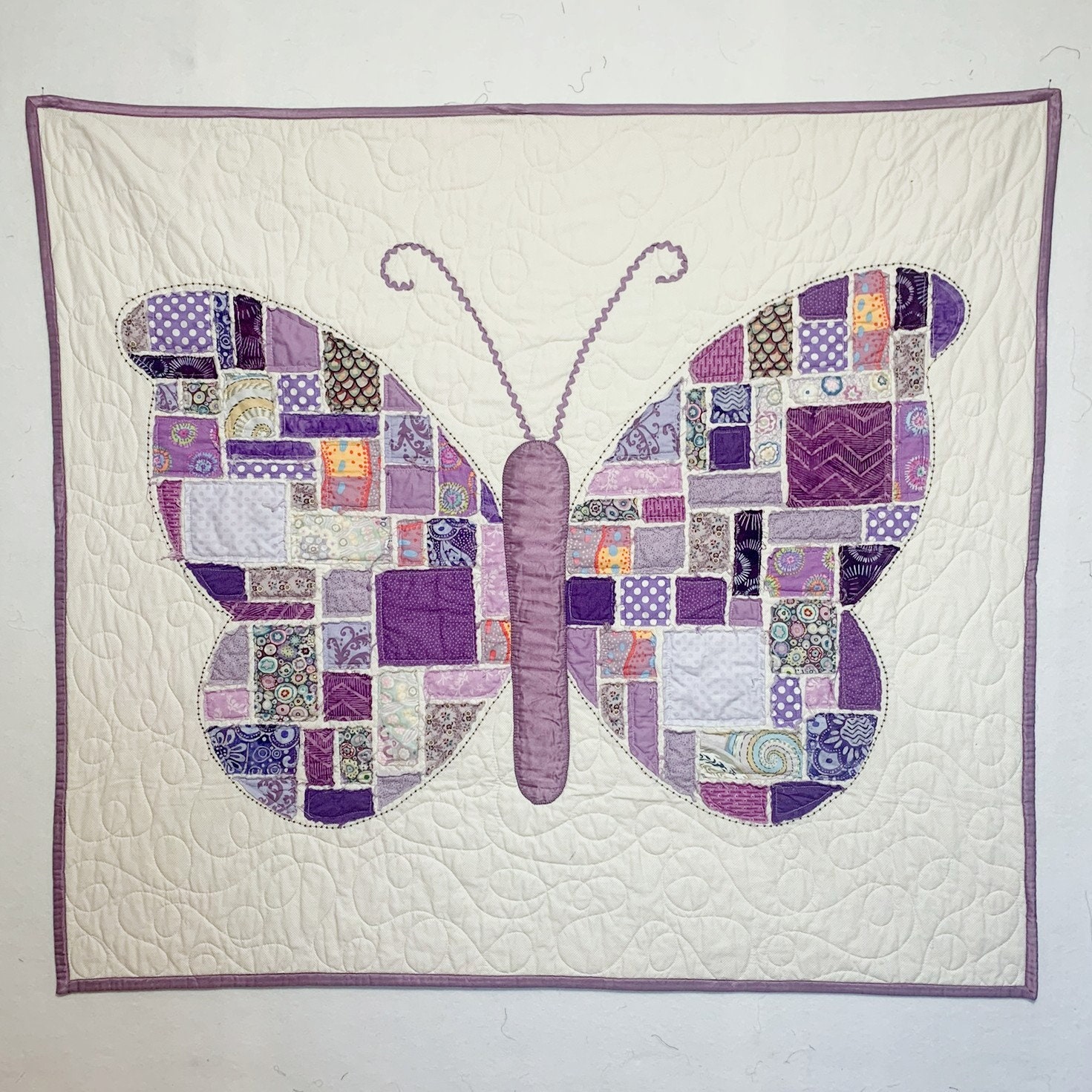 Butterfly Quilt Pattern Raw Edge Applique - Etsy
