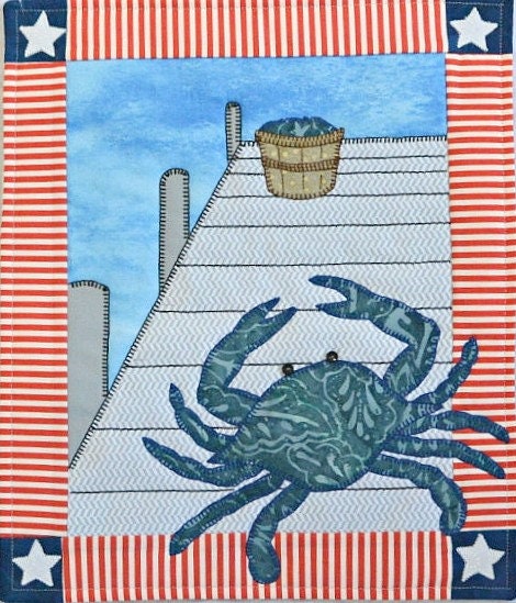 July Monthly Mini Quilt Pattern, Who's Crabby PDF - Etsy