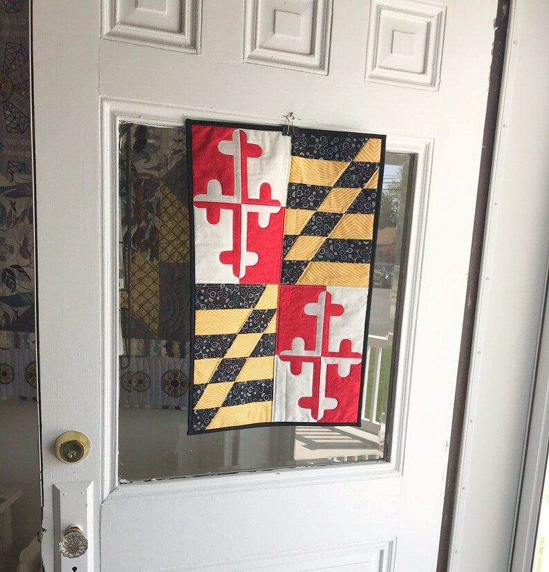 Maryland Flag Quilt Pattern 2 Sizes - Etsy