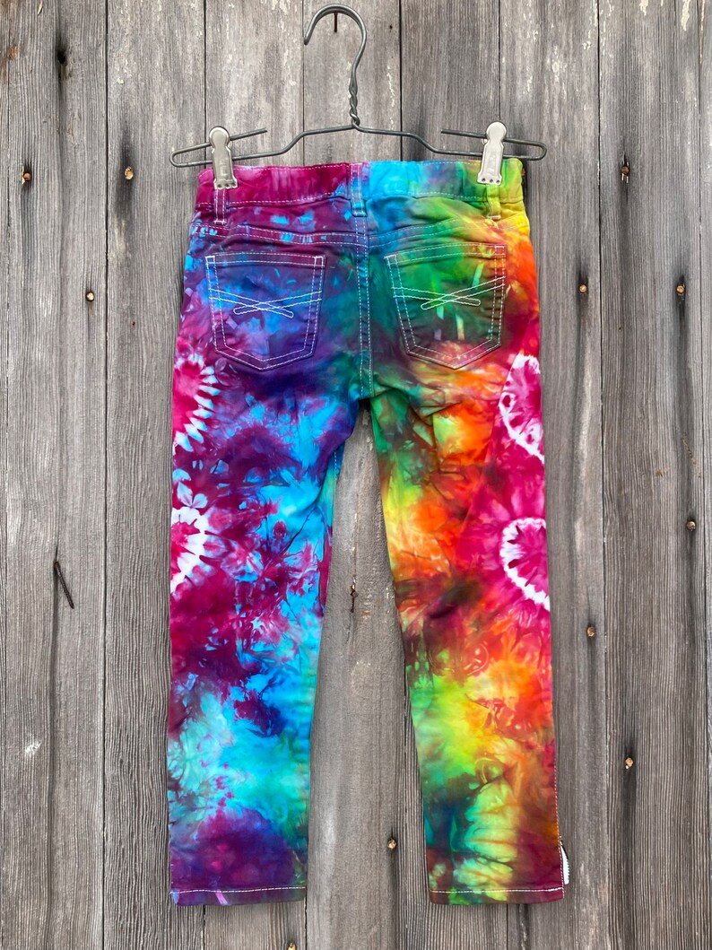 Size 6 READY TO SHIP Upcycle Tie Dye Gap Kids Pants With - Etsy