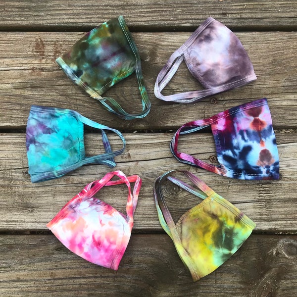 Tie Dye Face Mask - Etsy
